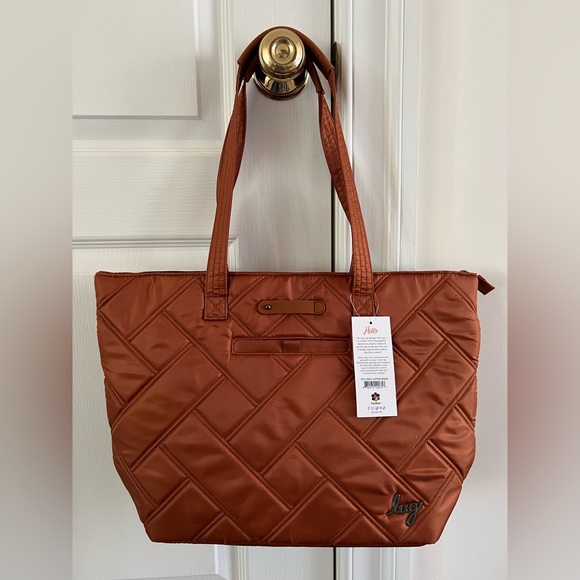 lug | Bags | Lug Skyliner Tote Bag In Copper Brown | Poshmark